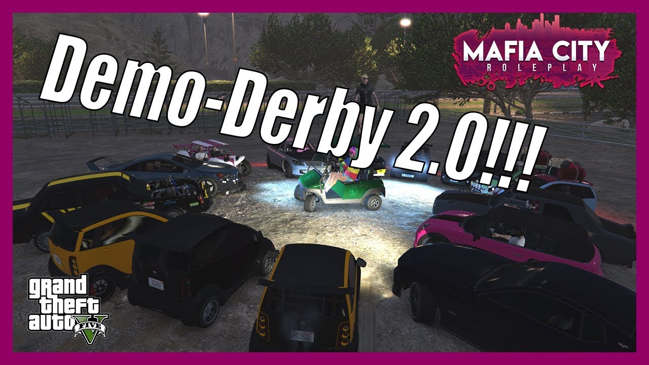 Demolition Derby V2! | GTA 5 RP (Mafia City Roleplay) - YouTube