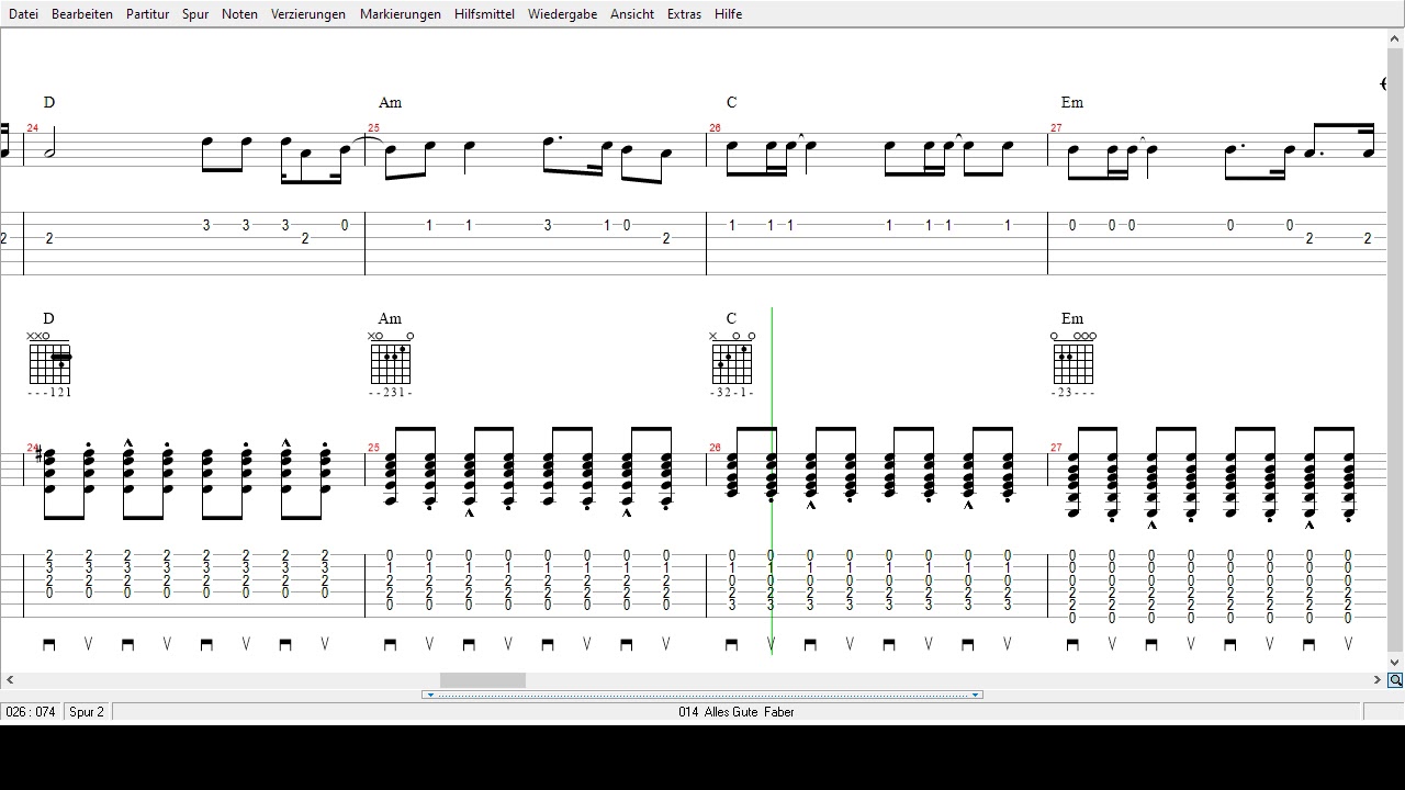 Faber - Alles Gute - Tabs - YouTube