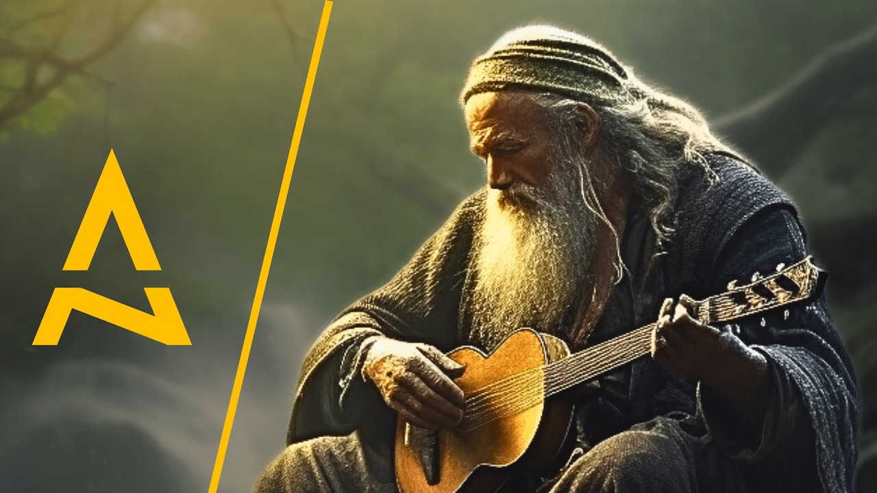 Celtic Music in Nature: Soothing Sounds of an Old Guitar/ fantasy, old ...