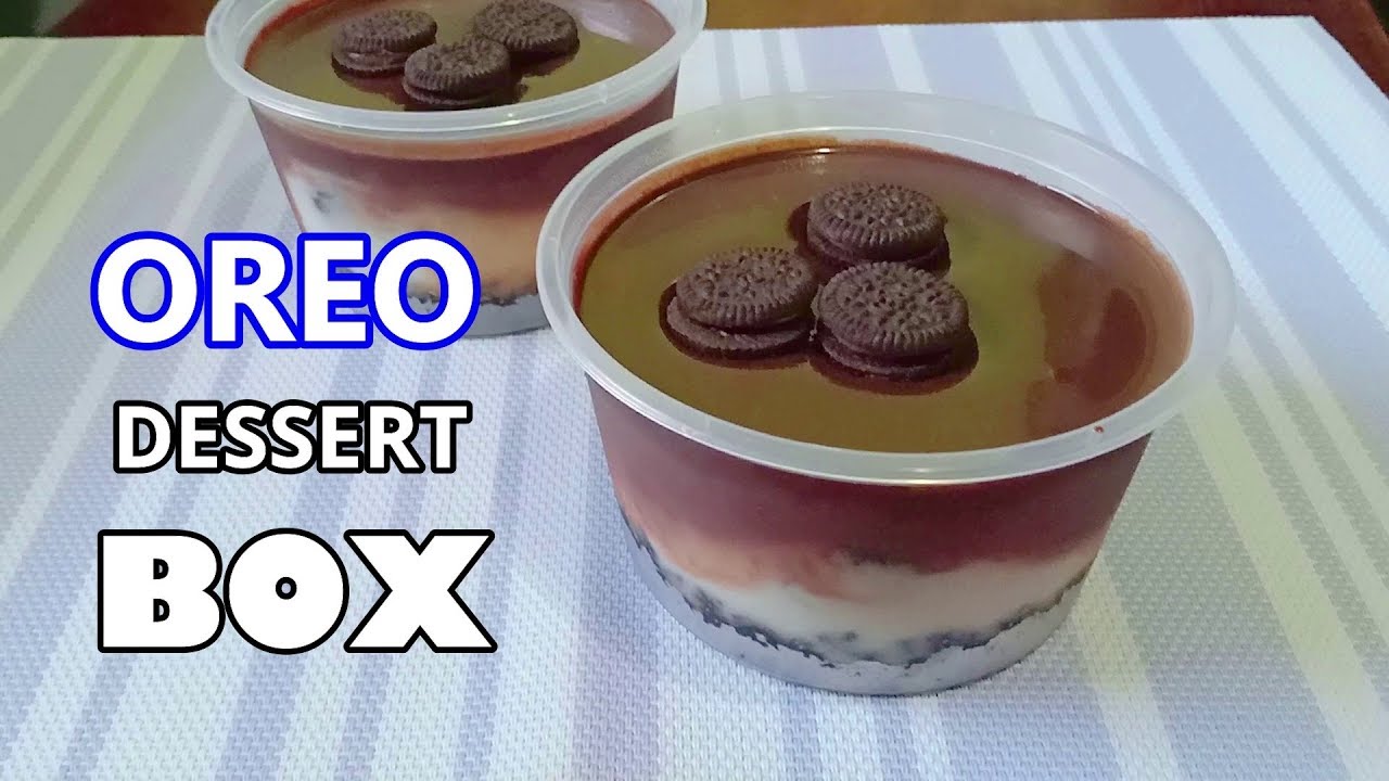 Oreo Dessert Box Recipe | How to make Oreo Dessert Without Oven | Oreo ...