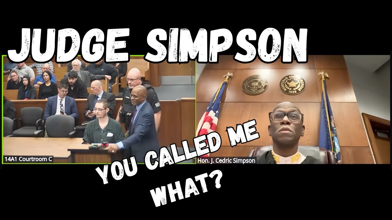 Judge Simpson Gets Called It All - YouTube