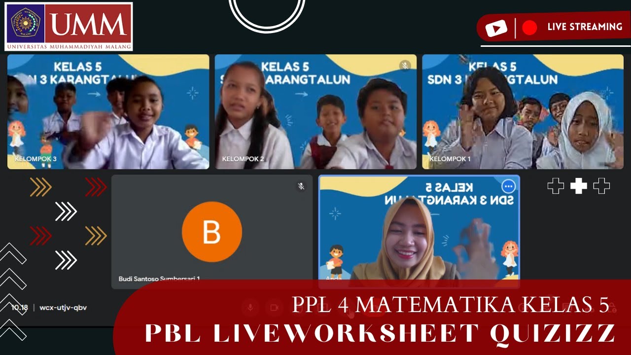 PPL 4 PPG DALJAB UMM 2022 KELAS 5 DARING - YouTube