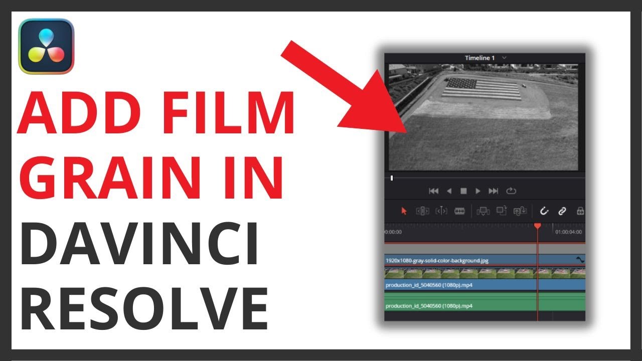 How to Add Film Grain Effect in Davinci Resolve - YouTube