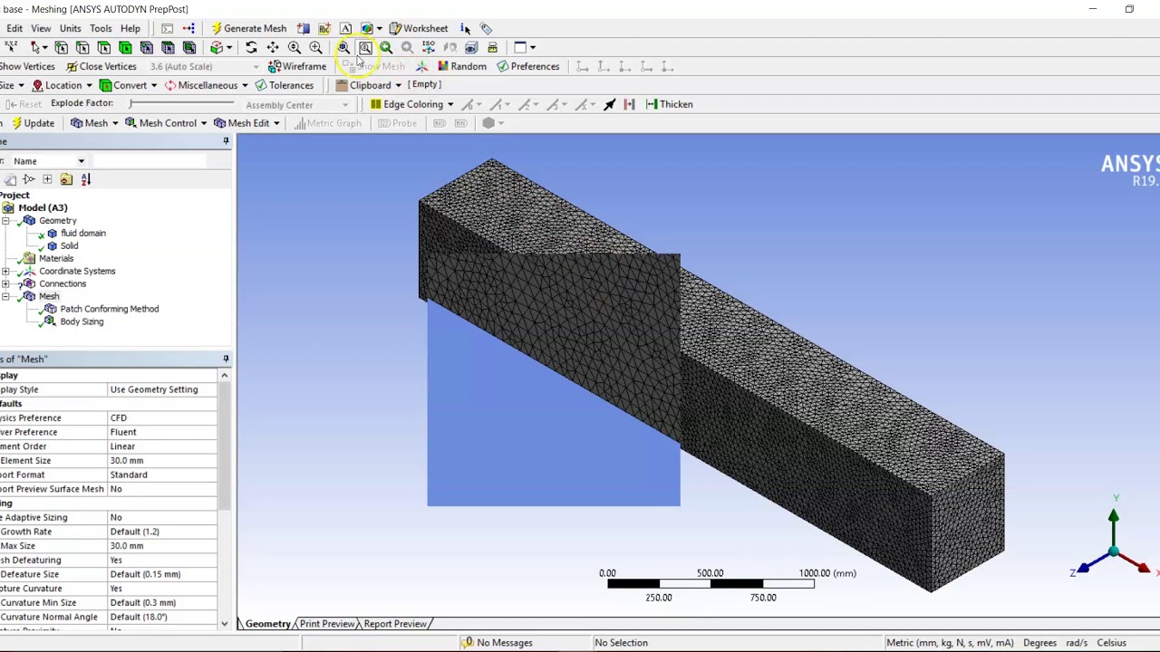 Meshing Ahmed's Body || Body of Influence ||Flow simulation over ahmeds ...
