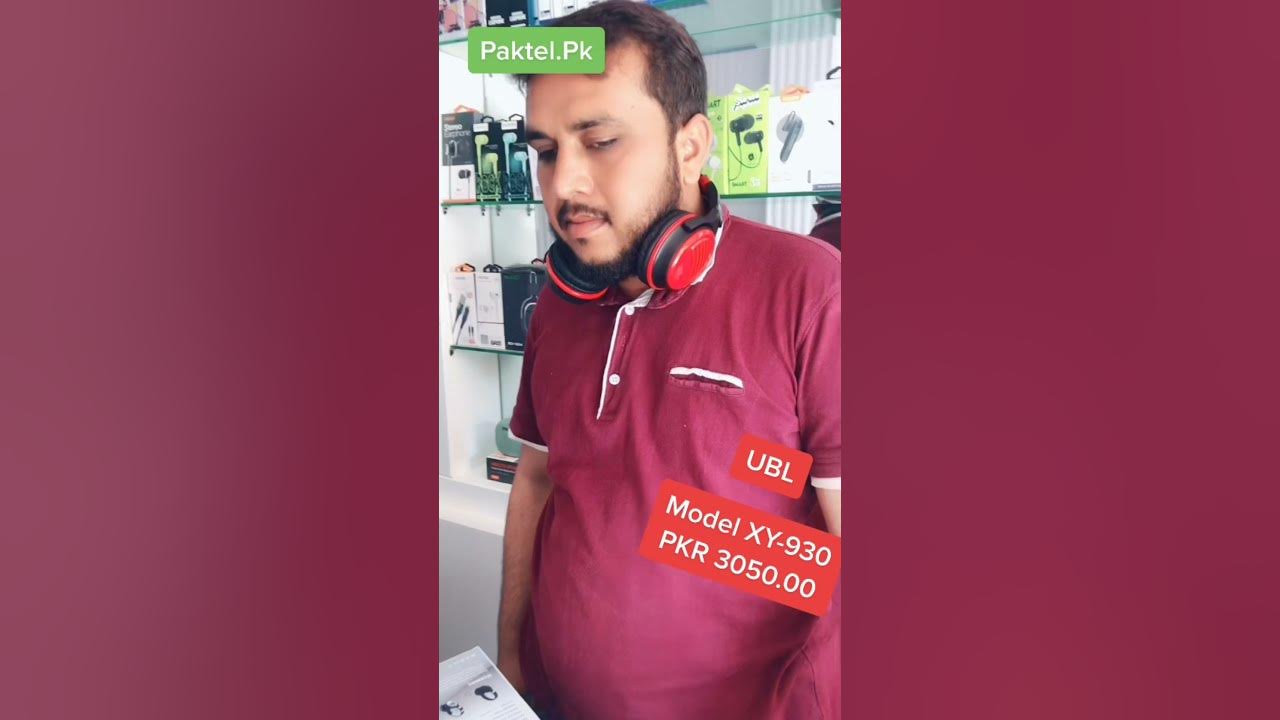 UBL wireless Bluetooth headphones (Unboxing & Review): Wireless ...