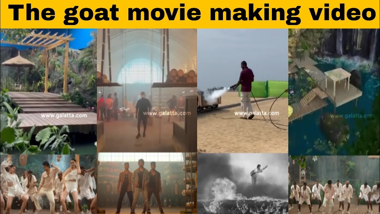 The goat movie - making video | Thalapathy Vijay | yuvan | venkat prabu ...