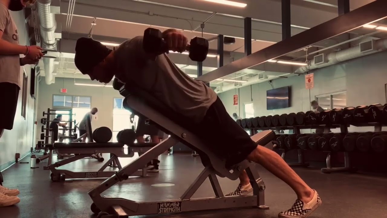 Bench Supported Dumbbell Reverse Fly. - YouTube