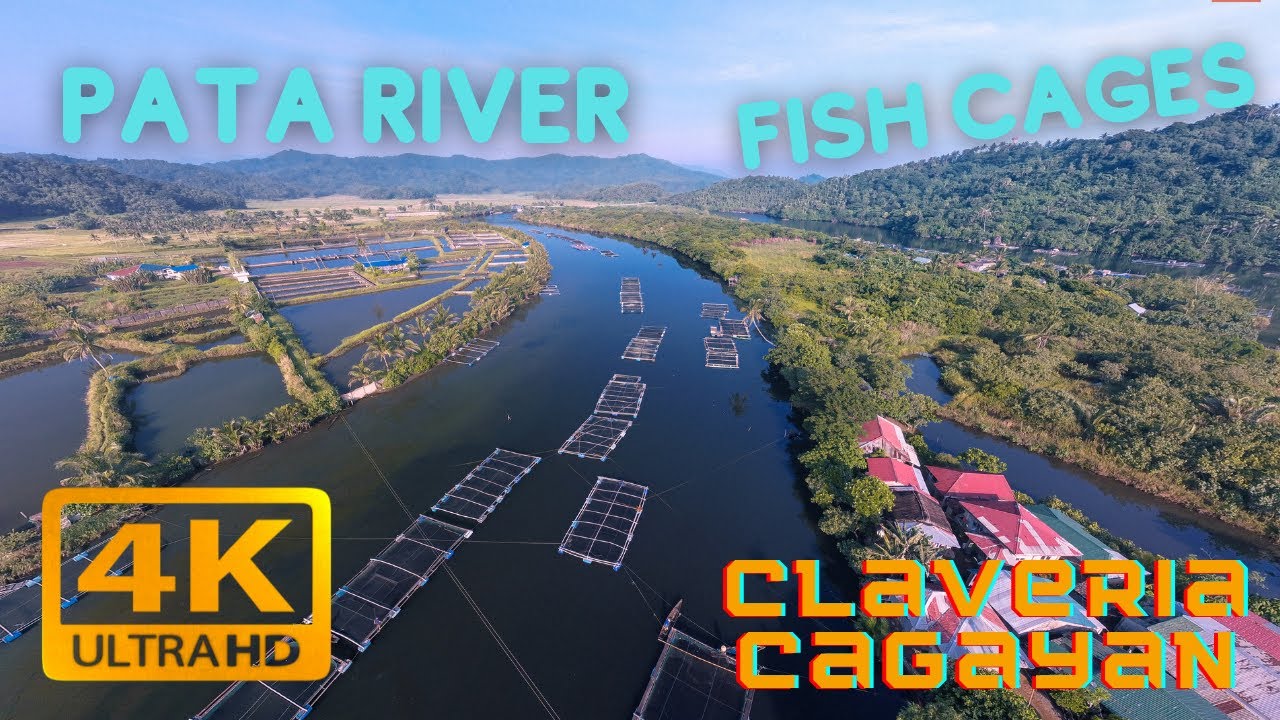 PATA RIVER FISH CAGES | DJI MINI 2 CINEMATIC SHOT | CLAVERIA CAGAYAN ...