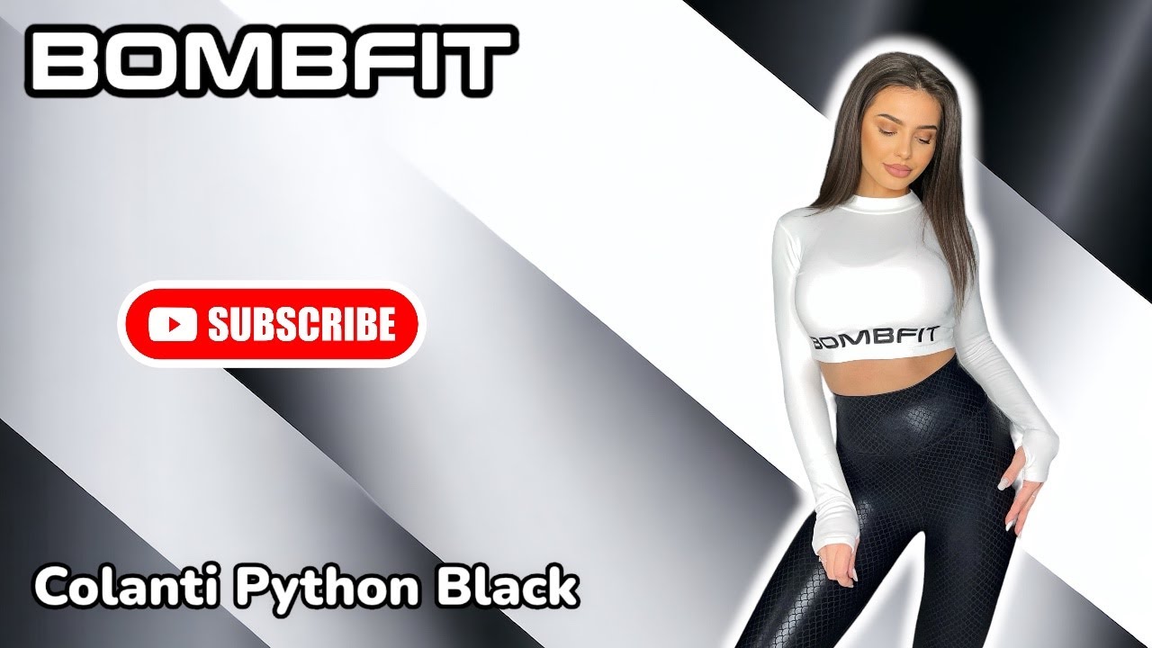 Uite ce spune Iulia despre Colanții Python Black de pe bombfit.ro ️ - YouTube