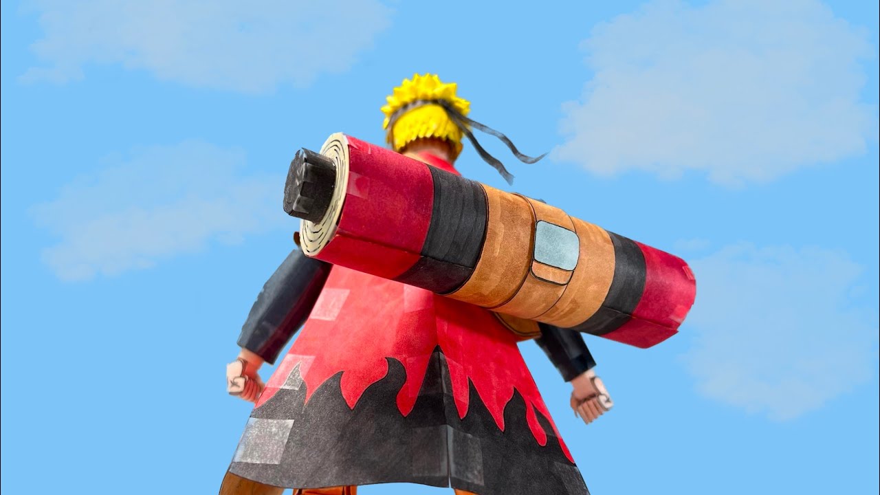 Paper Naruto Sage Mode - YouTube