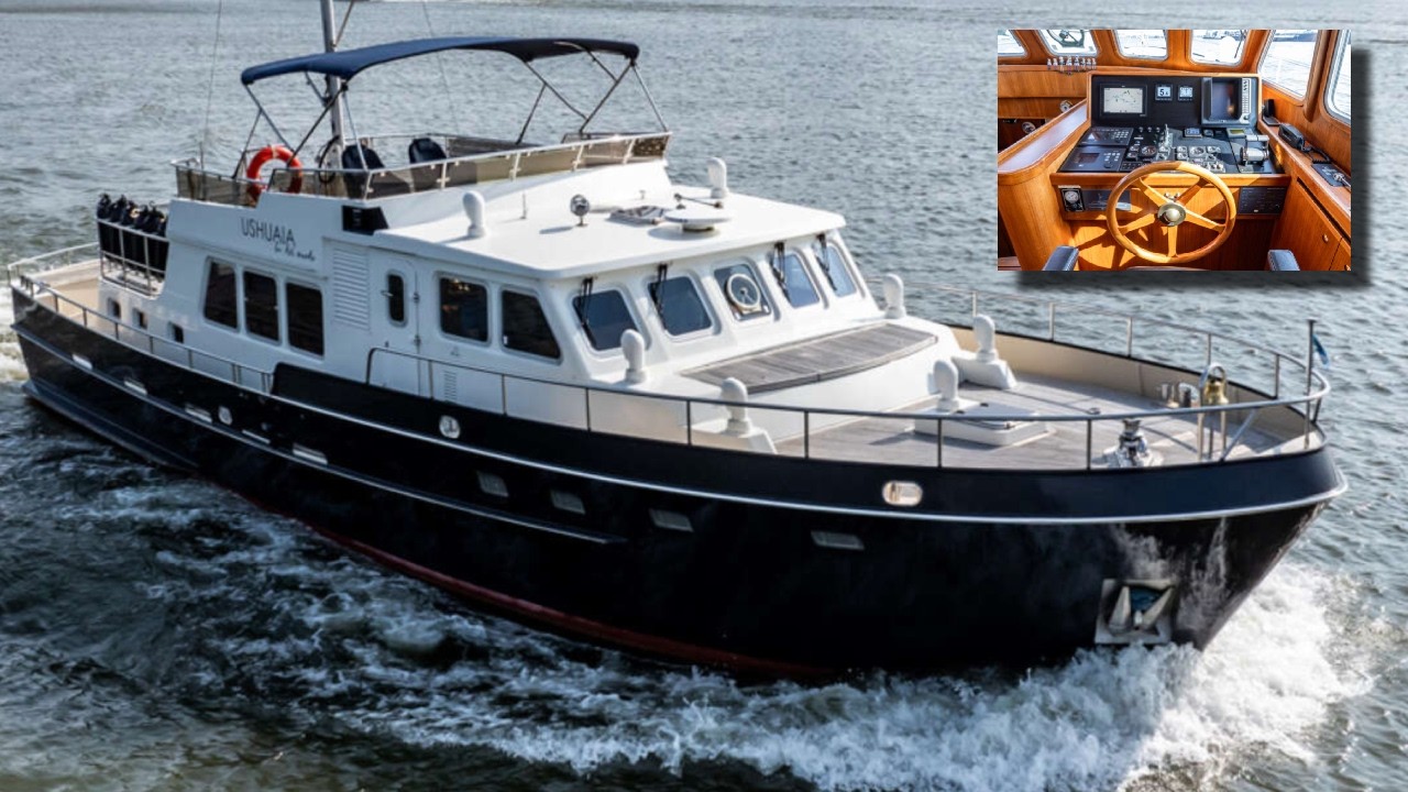 €549,500 STEEL Trawler Yacht FOR SALE! The Ultimate Long-Range Explorer ...
