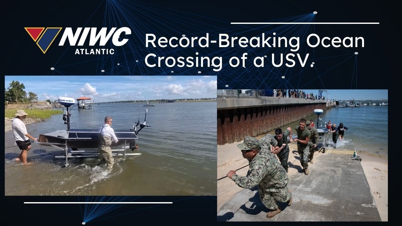 Record-Breaking USV Ocean Crossing by US Naval Engineers - YouTube
