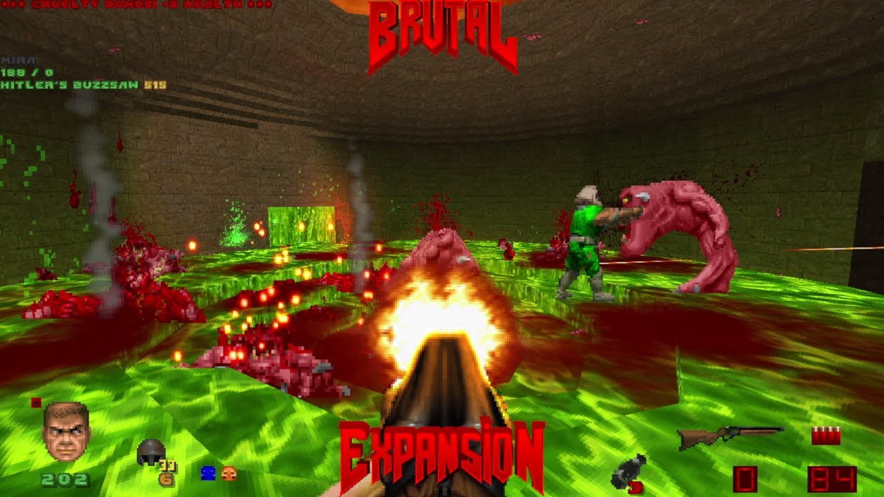 Brutal Doom v21.15.3 | Alien Vendetta Map10 | Online Co-op - YouTube