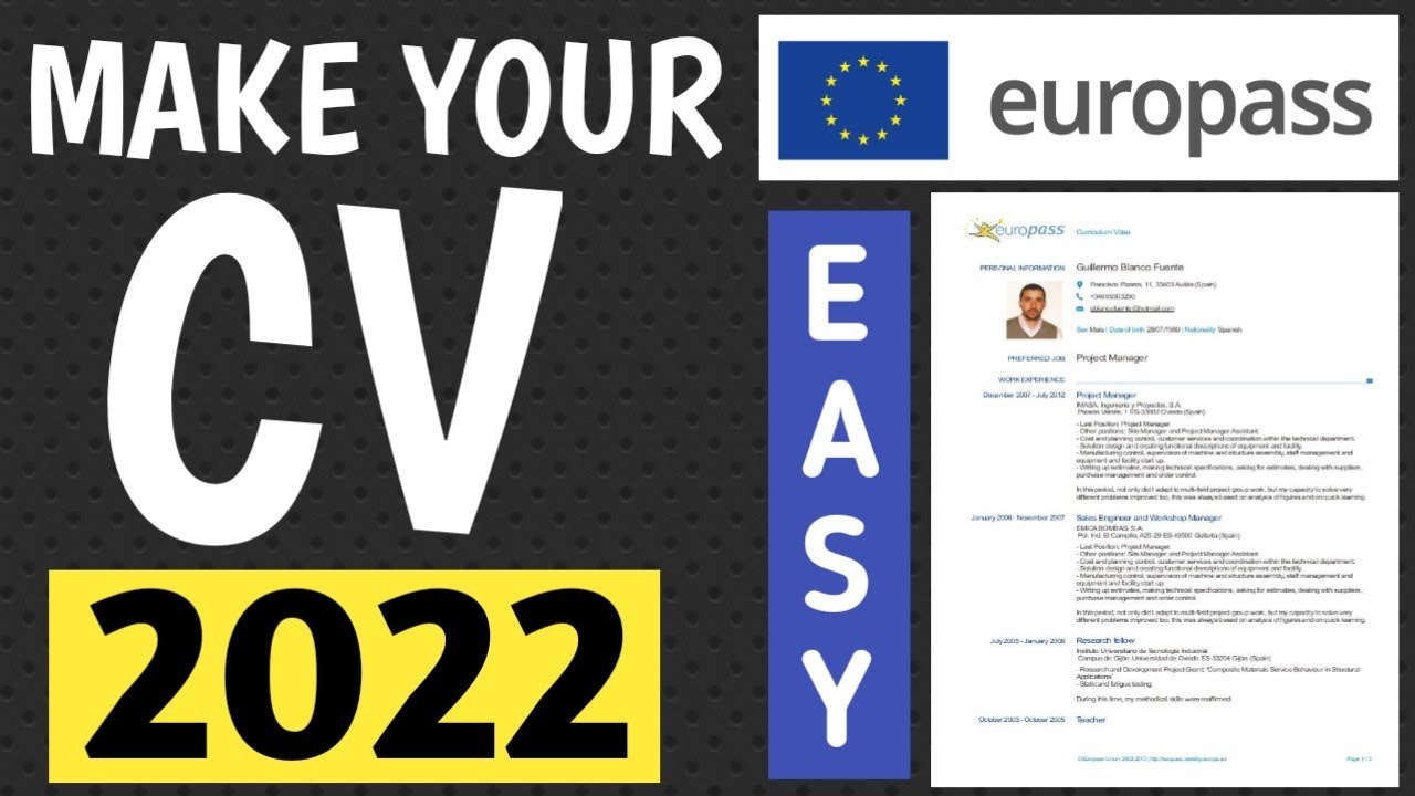 How To Make Europass CV In Just 5 Minutes Europass CV Kaise Banaye how-to-make-europass-cv-in-just-5-minutes-europass-cv-kaise-banaye