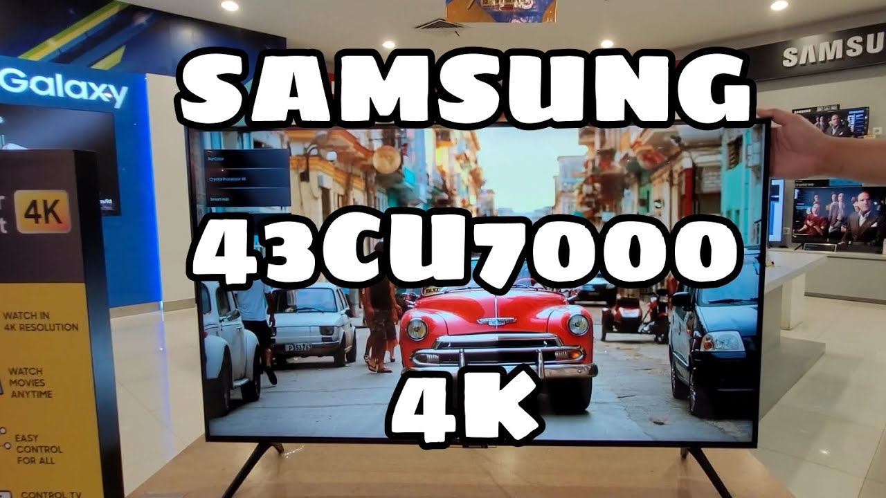 SMART TV 43 INC TERBARU ‼️ 2023 || 43CU7000 SAMSUNG UHD 4K - YouTube