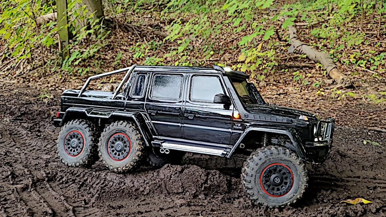 TRAXXAS TRX6 AMG G63 6x6 // The Terminator crawls in the forest. - YouTube