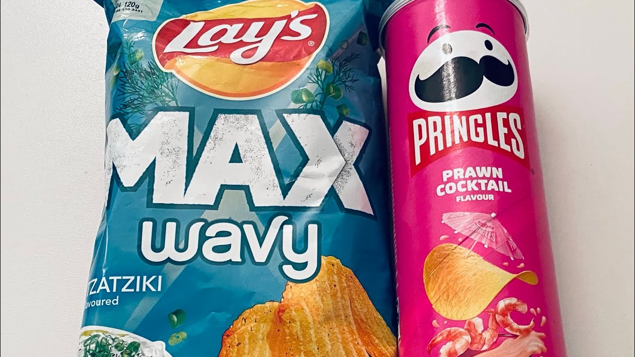 Unboxing Pringles & Filling Platter with Chips | Oddly Satisfying Video ...