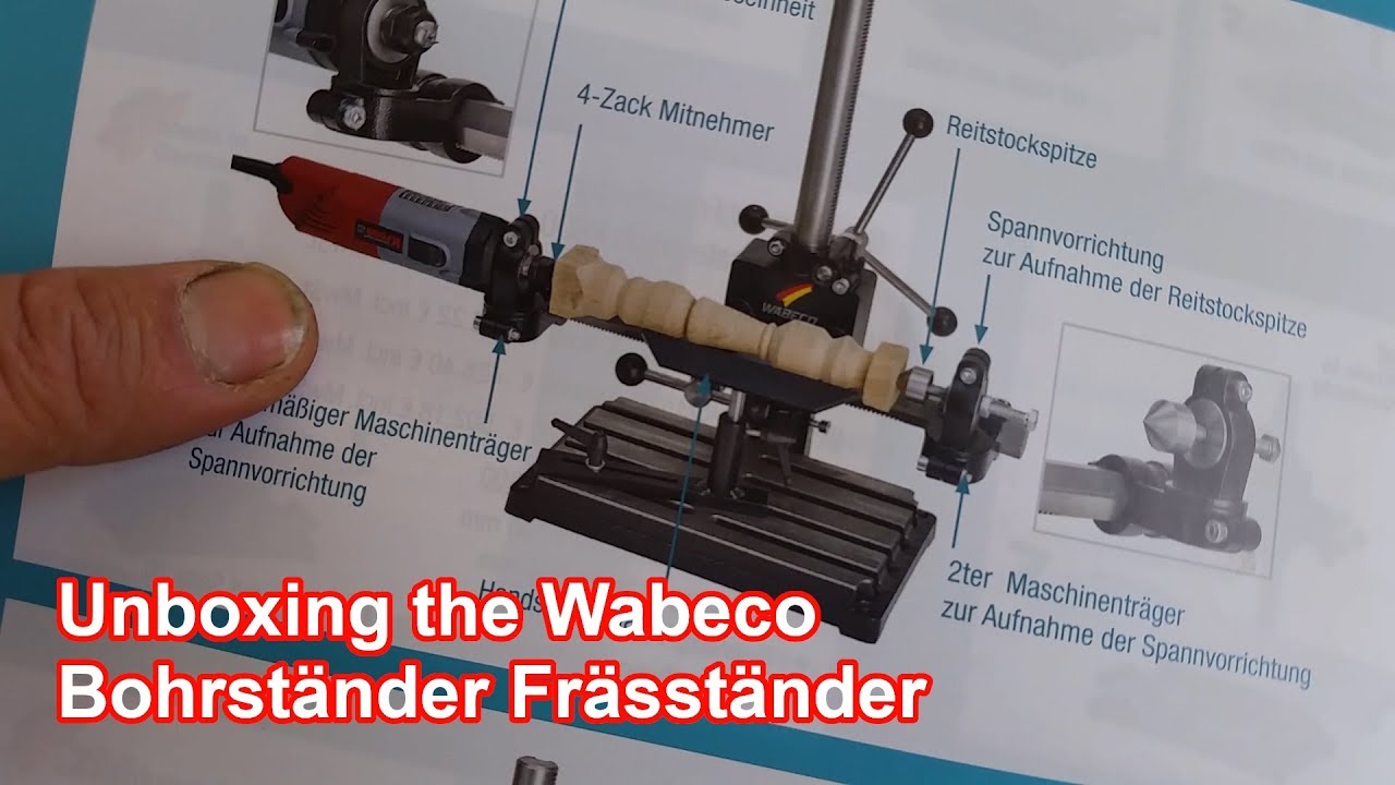 Unboxing the Wabeco Drilling Milling Stand | Wabeco Bohrständer ...