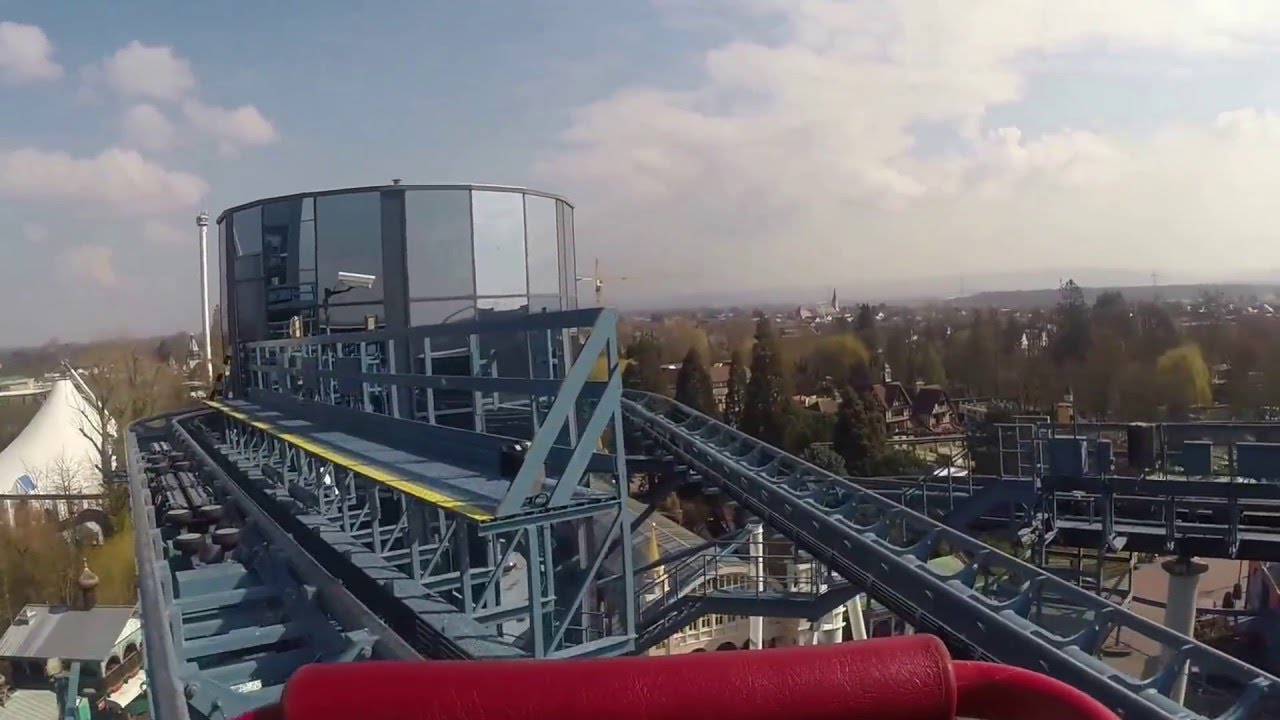 Europa Park Euro Mir Achterbahn Rollercoaster - YouTube
