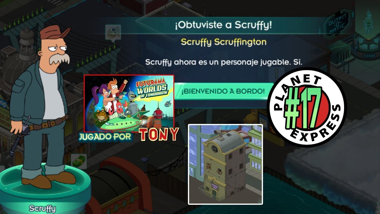Futurama, Mundos del Mañana "Cap. 17 - Scruffy Scruffington y el Den de ...