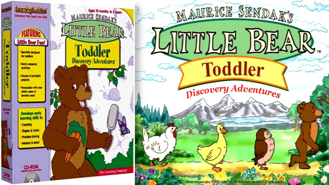 Little Bear Toddler Discovery Adventures (2000) [PC, Windows] longplay ...