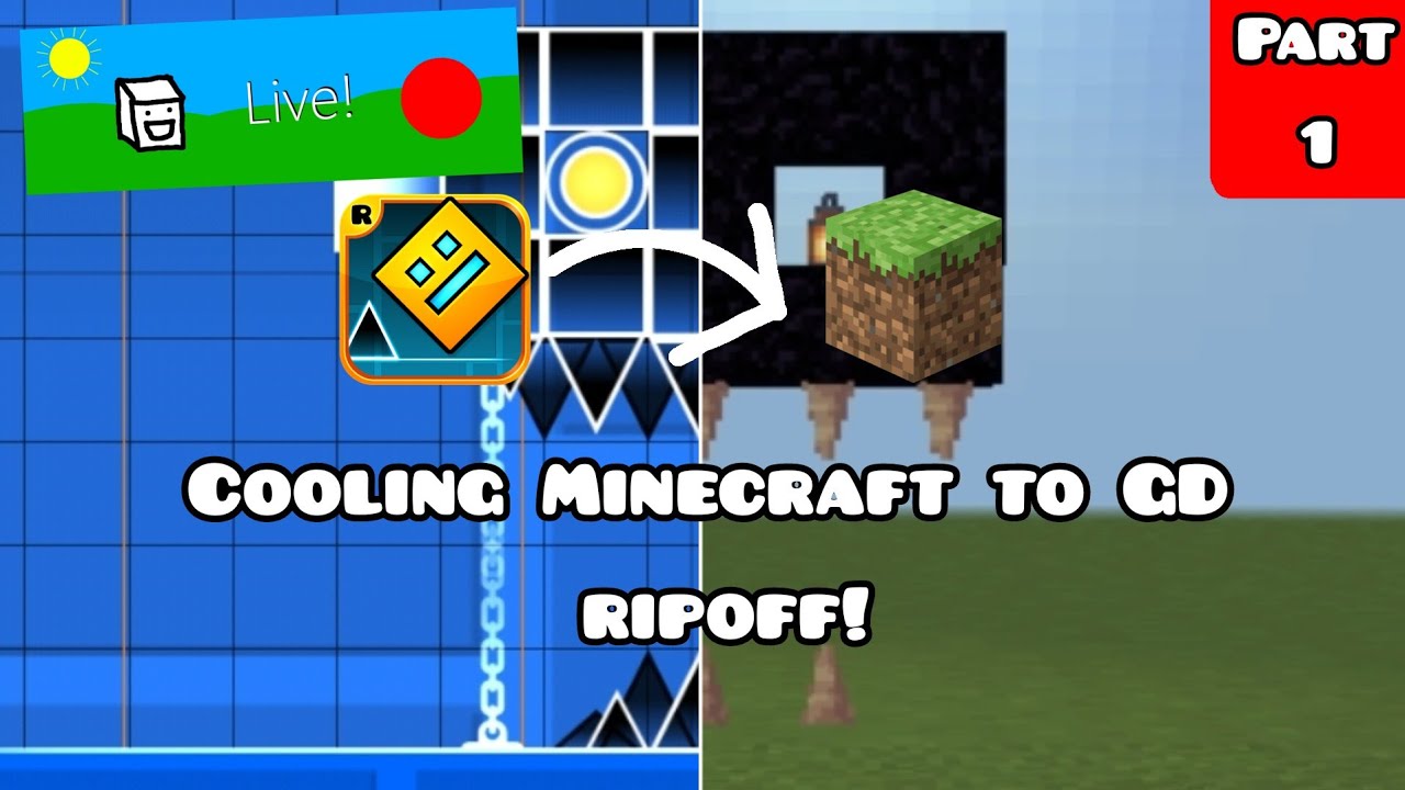 [🔴LIVE] Cooling Minecraft to GD ripoff! [Part 1] - YouTube