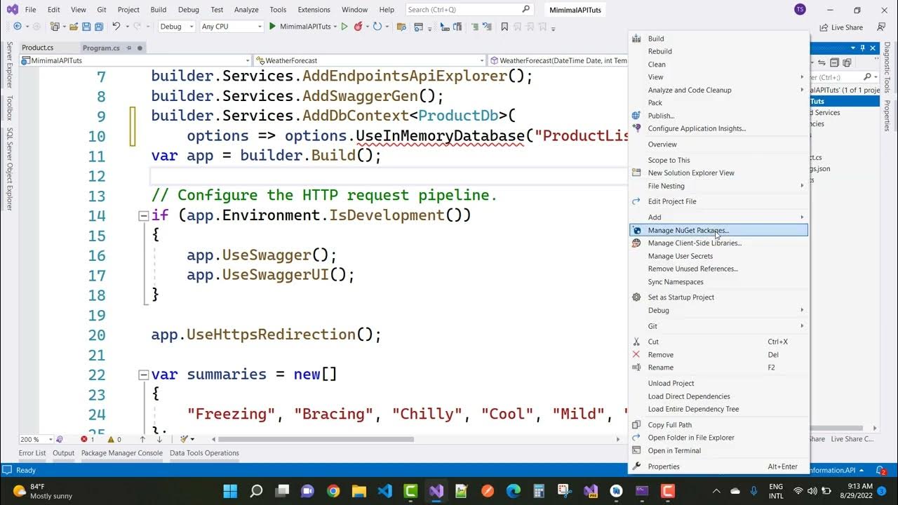 Fix: DbContextOptionsBuilder Does not contain a definition for UseInMemoryDatabase ASP.NET CORE ...