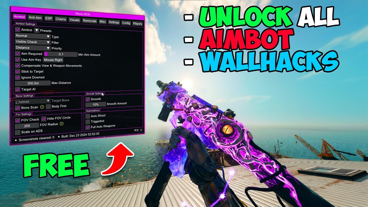 HACKER USES *FREE* OMBRA CHEAT IN WARZONE 🔥 | FREE Unlock All, Aimbot ...