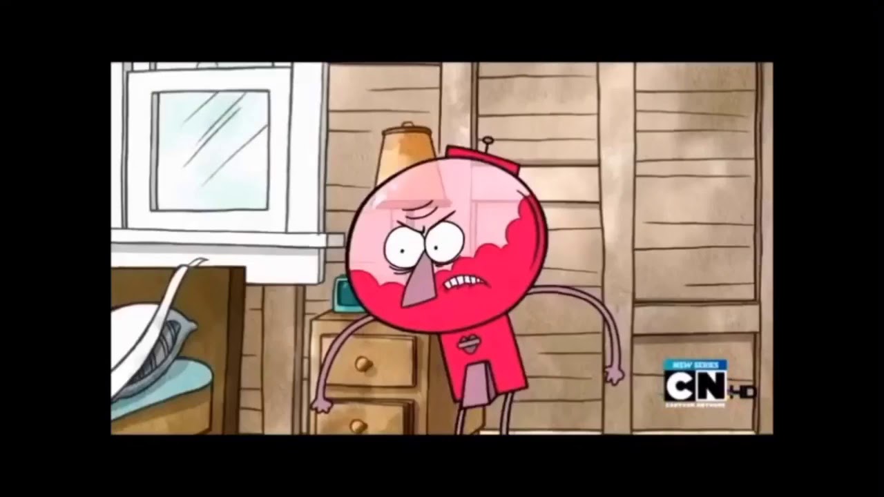 Benson from regular show cussing - YouTube
