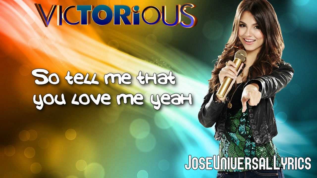 Victorious Cast Ft. Victoria Justice - Tell Me That You Love Me (Lyrics ...