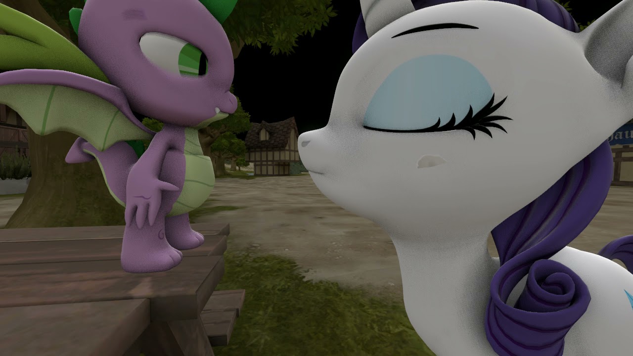Rarity And Spike Kiss Youtube
