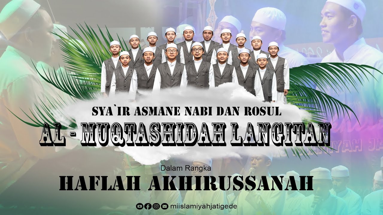 Asmane Nabi dan Rosul | Al - Muqtashidah Langitan - YouTube