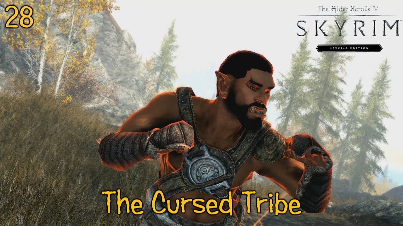 Skyrim SE [Modded Werewolf] The Cursed Tribe Ep.28 - YouTube