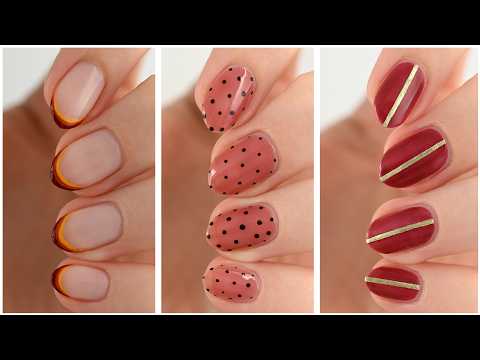 Minimalistic Nail Art 2026 🍂 Fun & Easy Fall Nail Designs!