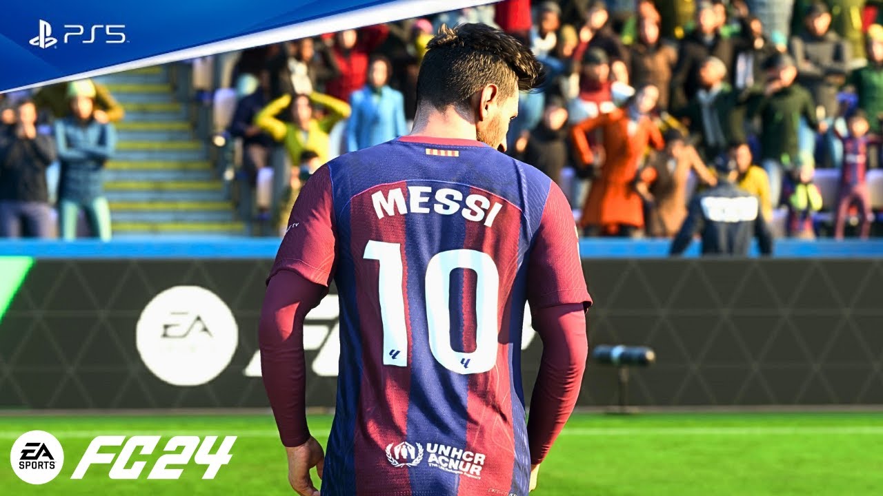 EA FC 24 | Barcelona - PSG Ft. Lionel Messi | PS5™ - YouTube