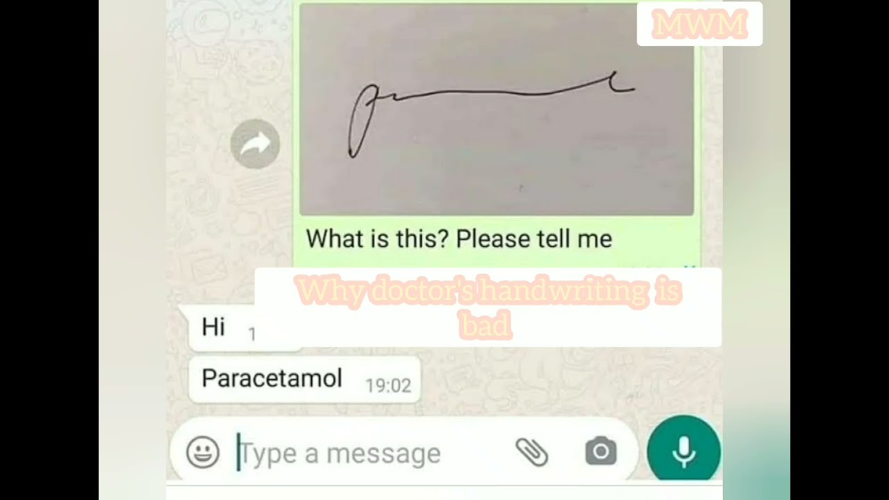 why people died due to doctors handwriting ? /why doctors handwriting ...