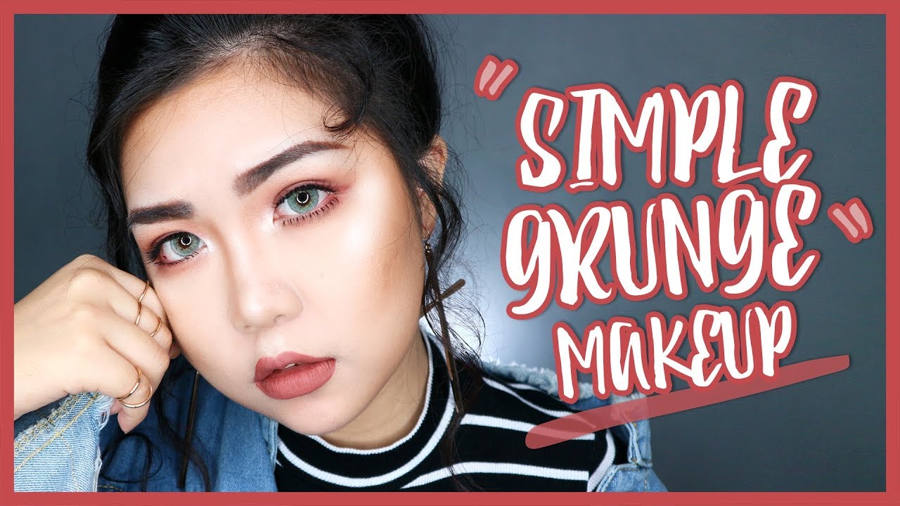 Simple Grunge Makeup Tutorial | theChency - YouTube