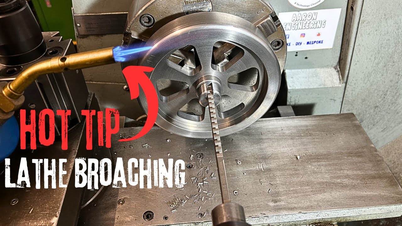 Broaching - Colchester ARBOR Press - YouTube