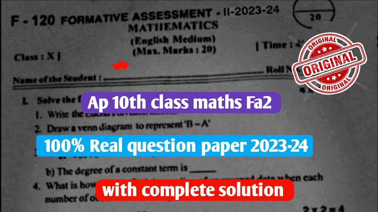 Ap 10th Class Maths Fa2 Question Paper 2023 24 10th Class Fa2 Maths ap-10th-class-maths-fa2-question-paper-2023-24-10th-class-fa2-maths