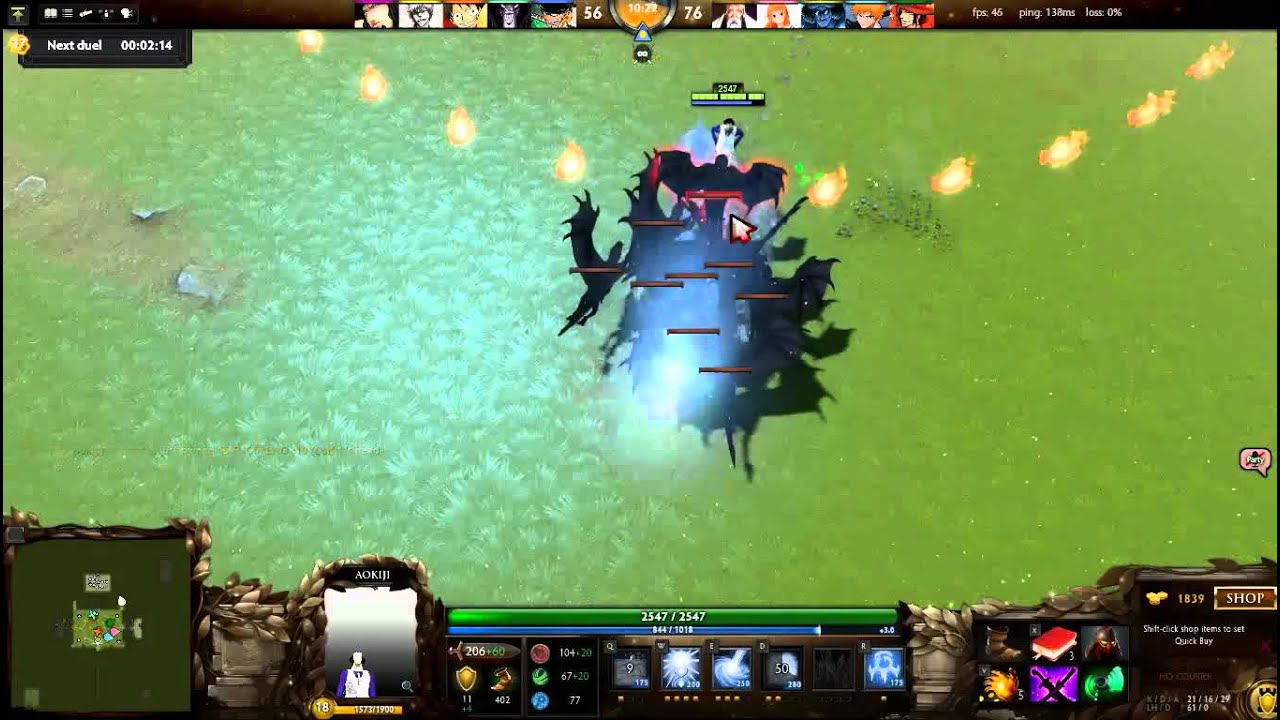 Dota 2 BVO(Bleach VS OnePiece) Reborn - Rage Aokiji !!! - YouTube