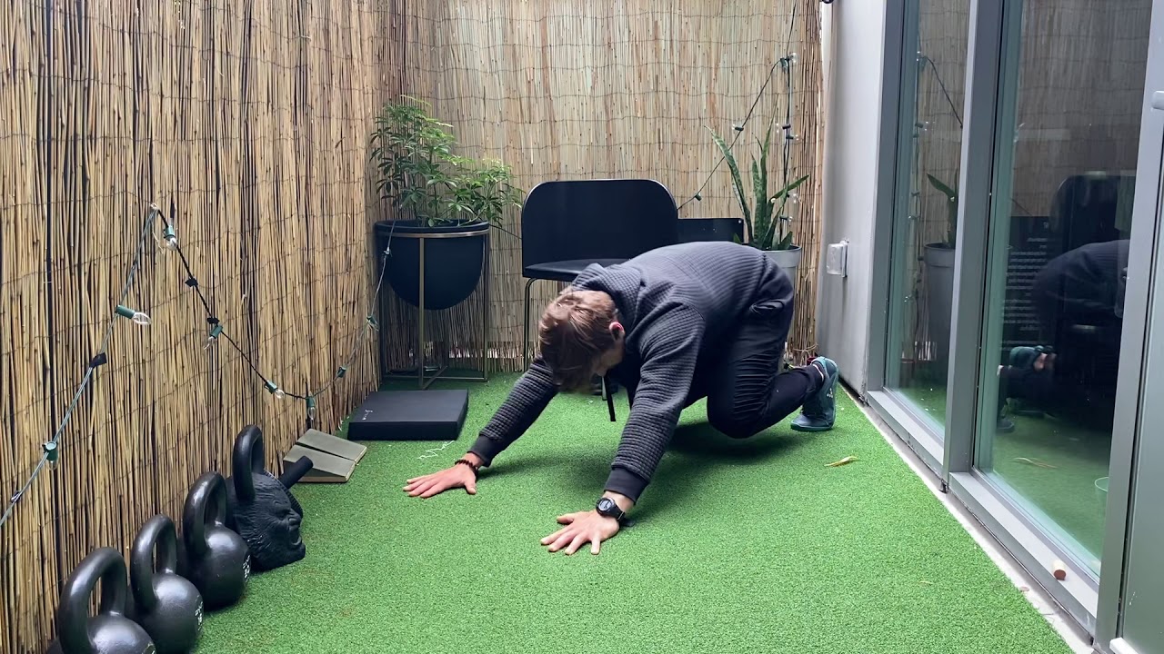Bear Squat to Mountain Climber - YouTube