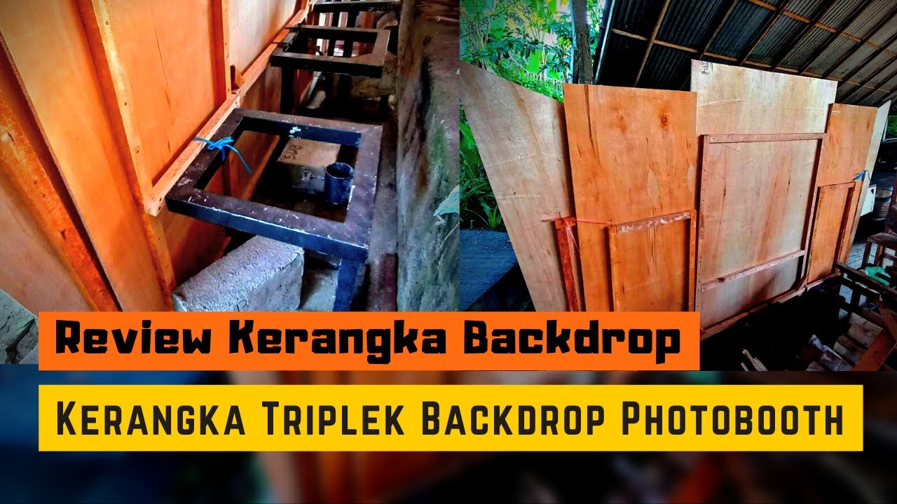 Backdrop Triplek Photobooth ( Mudah Bongkar Pasang ) - YouTube