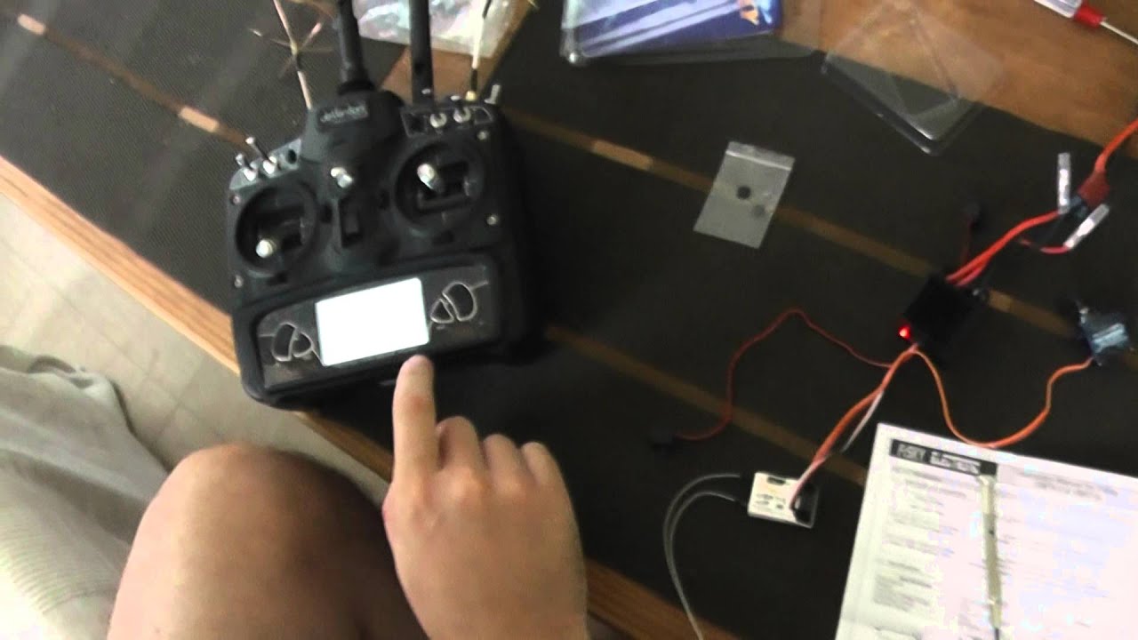 FrSky V8R7-II binding procedures with Devo TX - YouTube