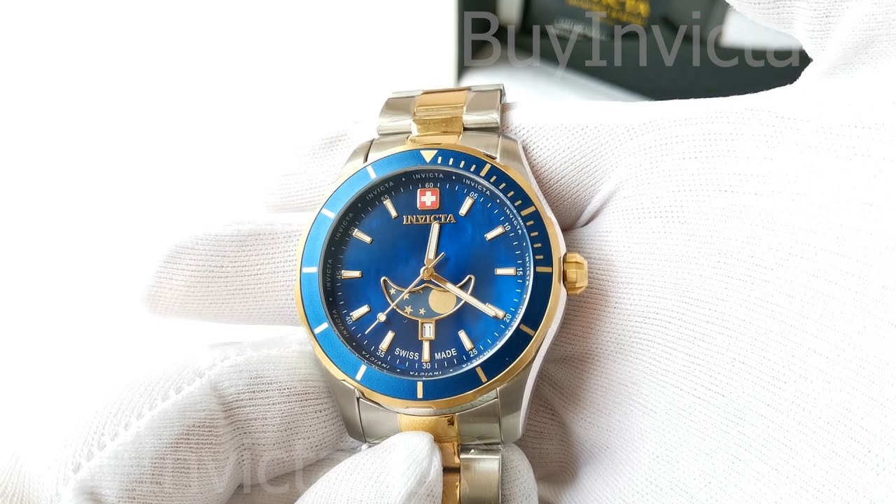Invicta Pro Diver 33467 Swiss Made Moon Phase Watch | Швейцарские Часы ...