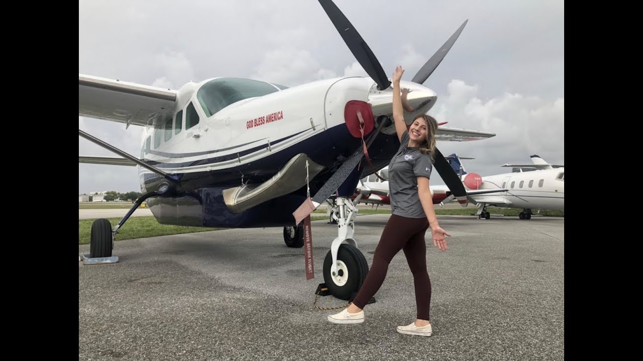 First Time Flying a Brand New Cessna Caravan! Live ATC W/Audio HD - YouTube