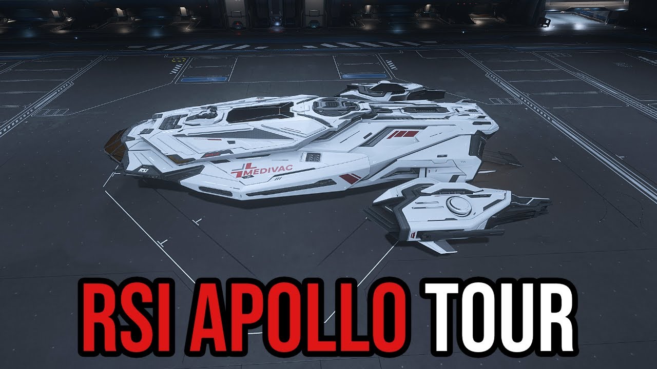 Star Citizen SHIP TOUR: RSI APOLLO - Advanced Medical Ship First Look ...