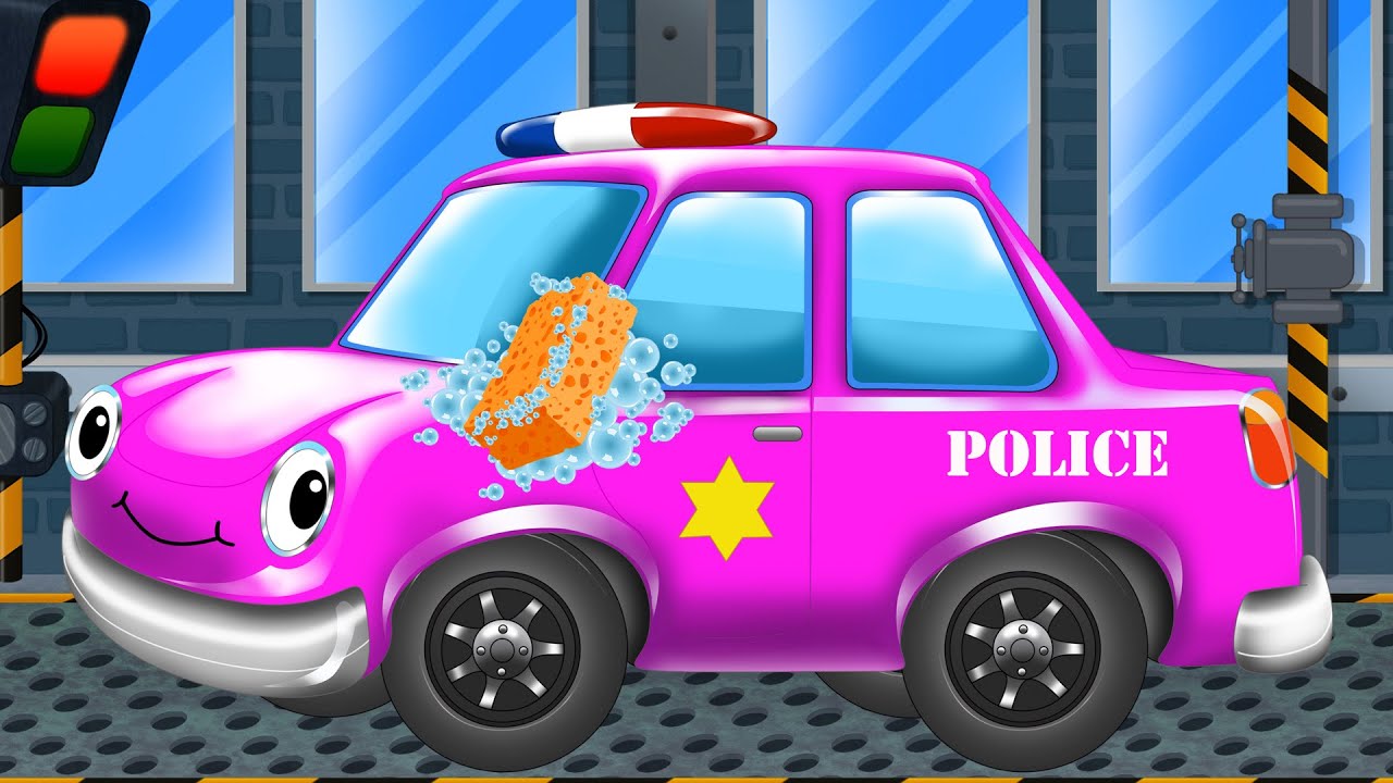 Police Car | Car Wash - YouTube