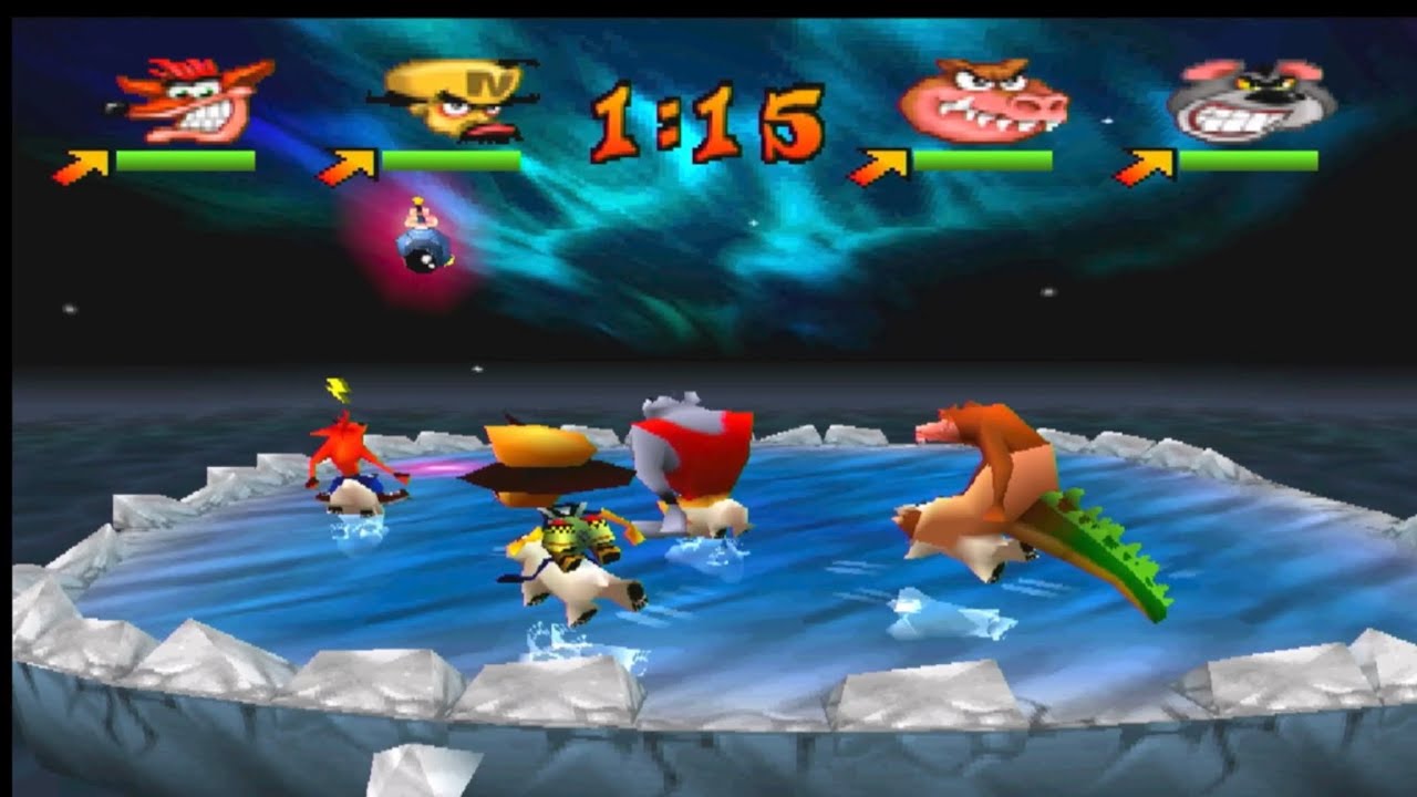 Crash Bash Gameplay PS1 - YouTube