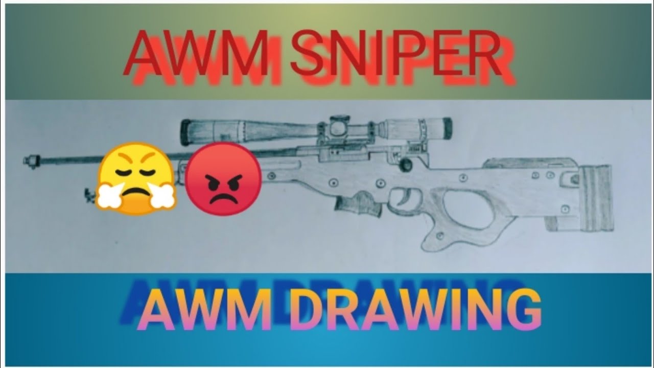AWM DRAWING AWM SNIPER HOW TO DRAWING AWM - YouTube