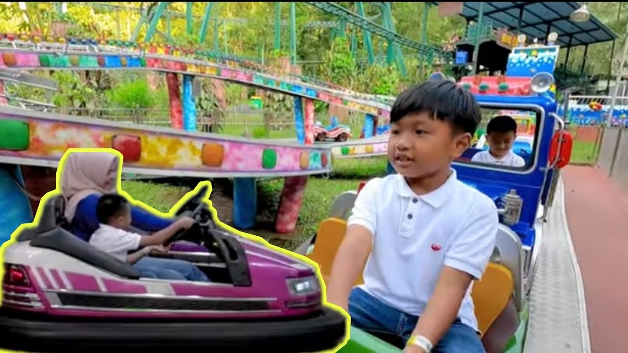 BERMAIN NAIK BOM BOM CAR Dan Wahana Permainan Lainnya | Davino Vlog ...